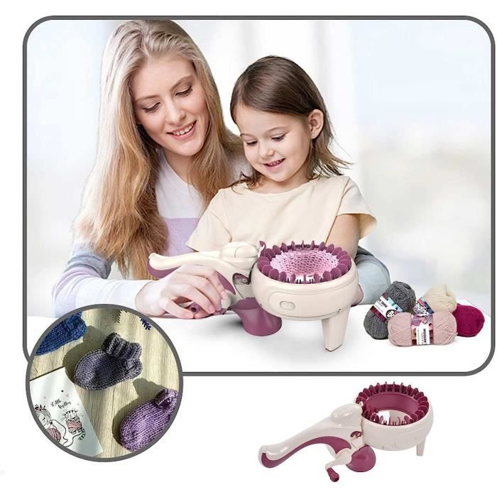 Machine À Tricoter Ronde, Machine À Tisser À Tricoter À La Main ...