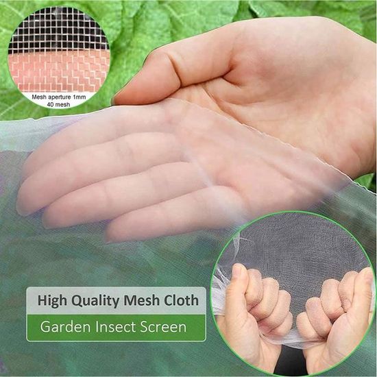 Filet de Protection Anti-Insectes en Maille Fine, Filet de Protection ...