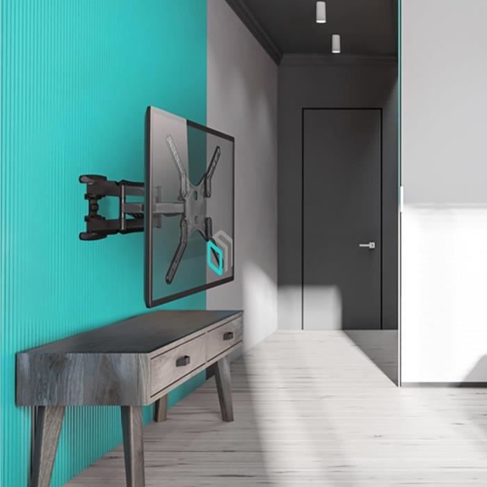 Support TV Mural pour 37-70 Pouces TV, Fixation Murale TV de 36,4 kg ...