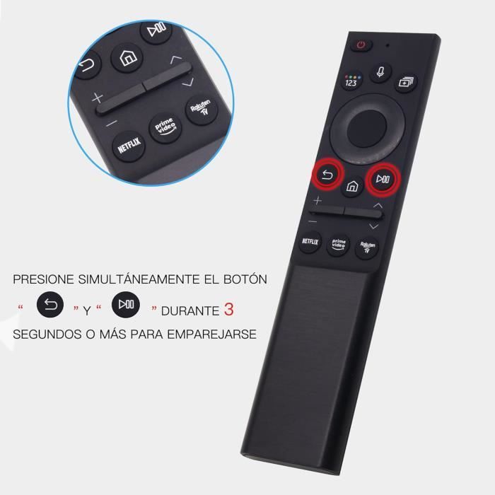 Télécommande Universelle De Remplacement Pour Samsung Smart Tv Voix Lcd Led Uhd Qled 4K Hdr Tv ...