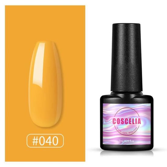 COSCELIA Vernis à Ongles Gel Nail Polish Vernis Semi Permanent UV LED ...