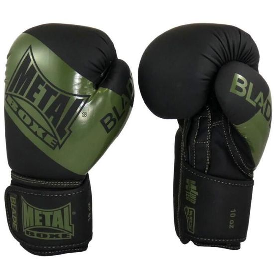 Gants de boxe Metal Boxe Blade - noir/kaki - 14 oz - Cdiscount Sport