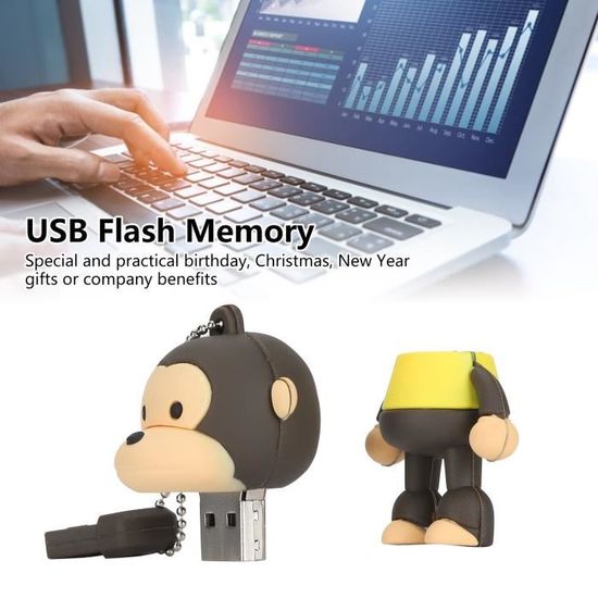 Hangzur - Clé Usb Intéressant Cartoon Monkey Memory Stick De Stockage ...