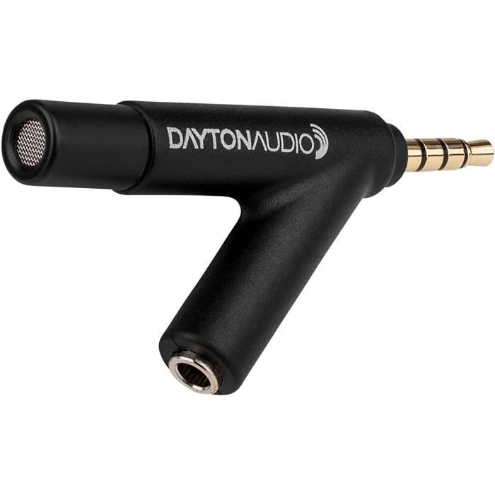 Dayton Audio iMM6 Microphone de Mesure calibré pour iPhoneiPad Tablet ...