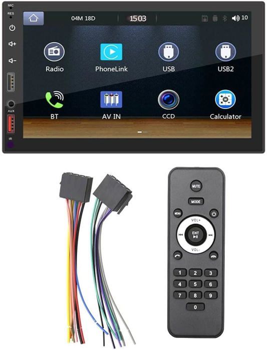 Écran De Voiture De 7 Pouces Sans Carplay Android Auto Car Portable Radio Bluetooth Mp5 Fm ...