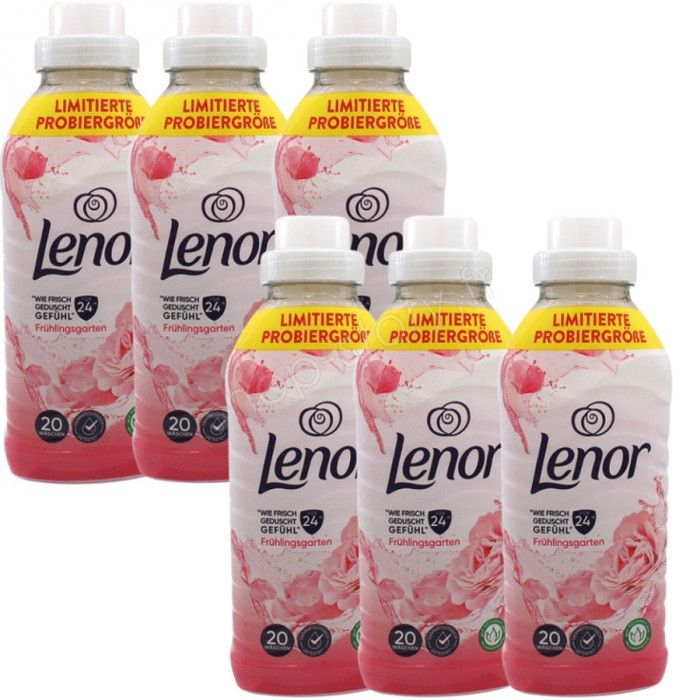 Pack Adoucissants LENOR Rose Fleurs de Printemps - 120 lavages ...