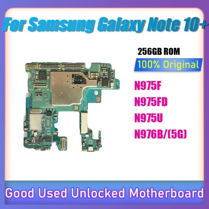 N975FD 256 Go 12 Go-Carte mère 100% originale débloquée pour Samsung ...