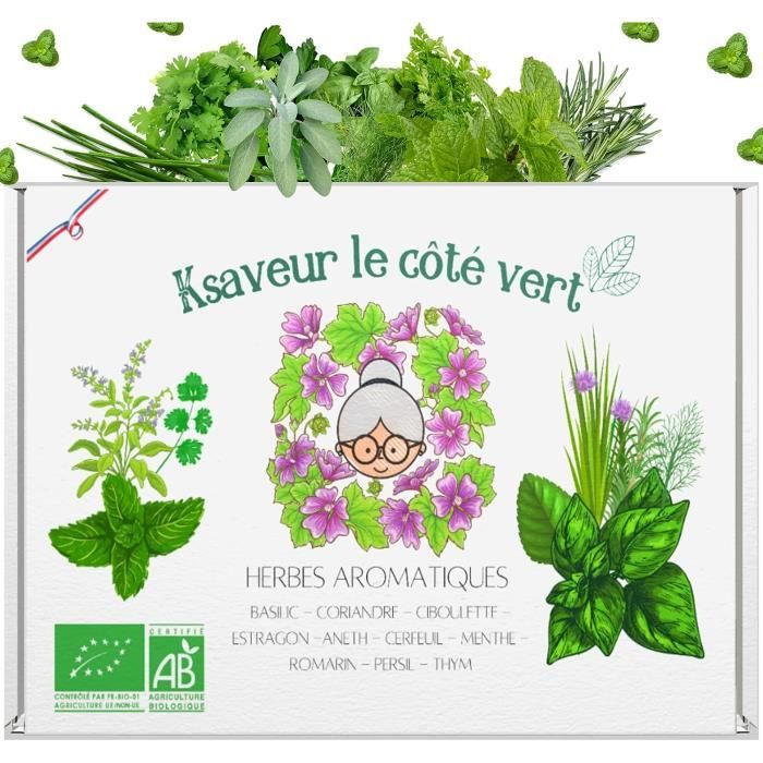 Kit Prêt À Pousser Jardinage Potager D'Herbes Aromatiques À Planter ...