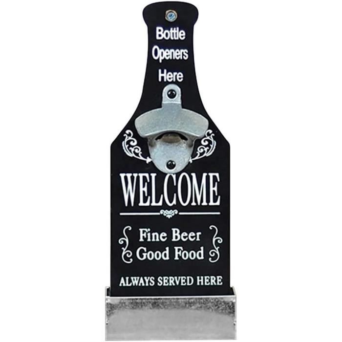 Décapsuleur Mural - 30 × 11 × 4,5 Cm - Style Vintage - Décapsuleur ...