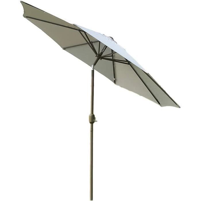 Parasols De Table De Jardin De Patio Gris avec Manivelle Inclinable ...