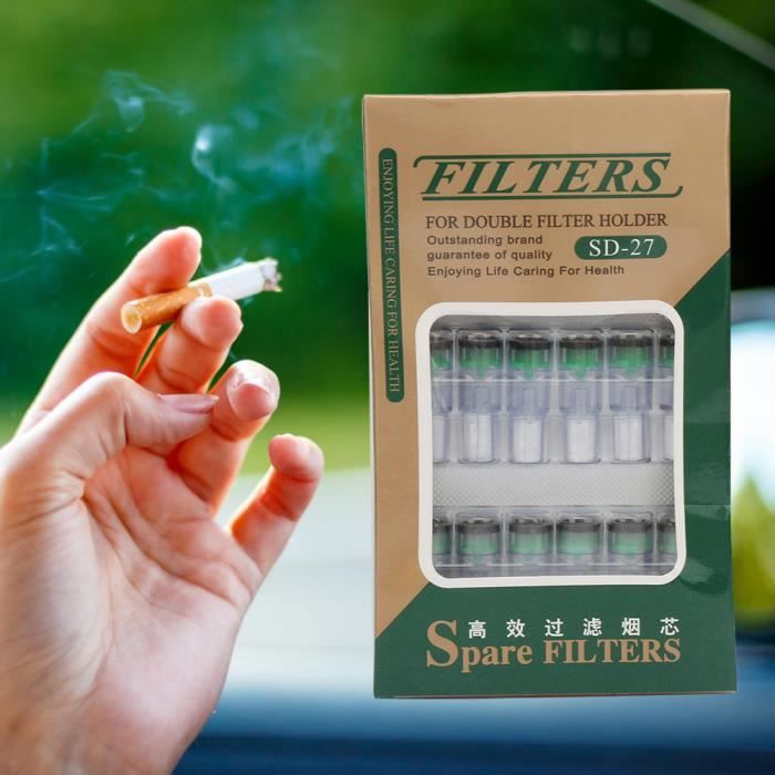 Filtre À Fumer Filtre À Cigarettes À Double Filtration, 18 Pièces ...