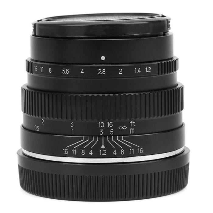 EJ.life Objectif portrait NEWYI 35mm F1.2 Objectif manuel Portrait ...