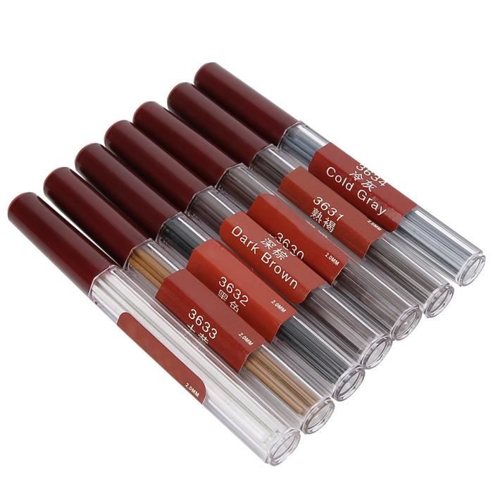 Mine de crayon - FDIT - 2,0 mm - 7 recharges de couleur - Matériau de ...