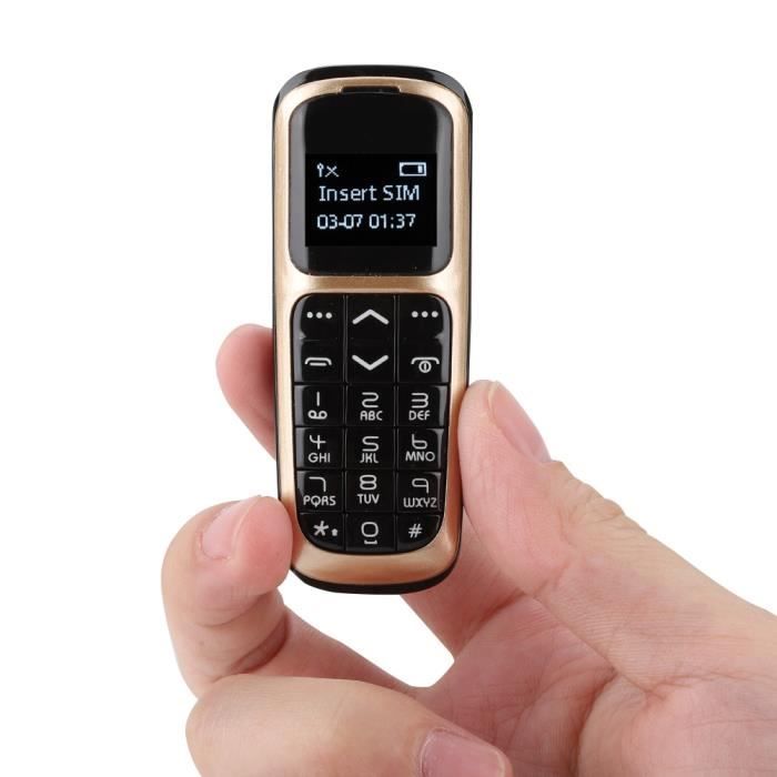Mini Téléphone Portable V2, Téléphone Portable à écran Couleur OLED 0 ...