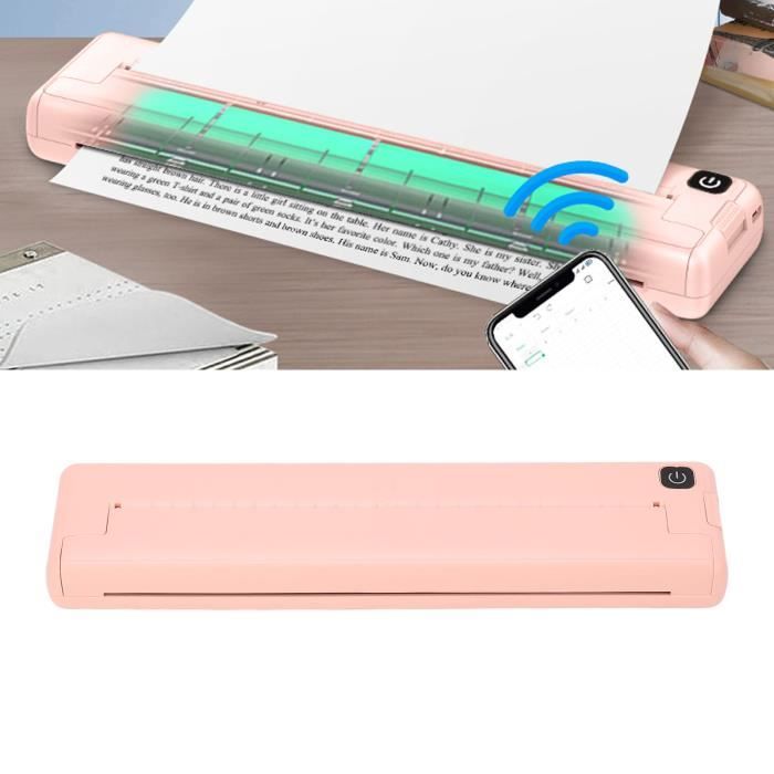 Imprimante portable A4 - HURRISE - Mini imprimante thermique sans encre ...