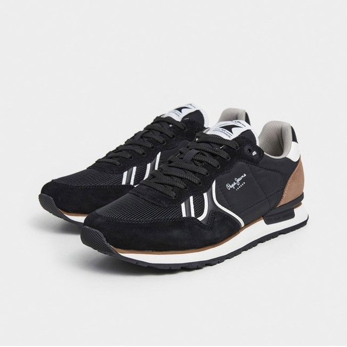 Baskets - PEPE JEANS - 63953 997 - Noir - Lacets - Adulte Noir ...