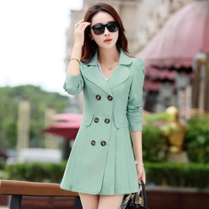 TRENCH femmes Temperament a la mode design elegant populaire chic lache ...