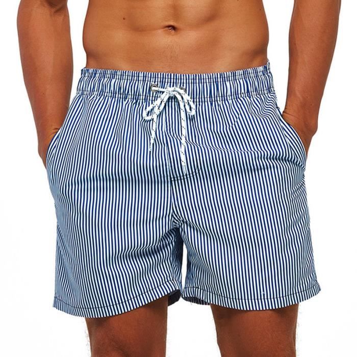 Short de Bain Homme Imprimé Fashion Séchage Rapide Été Short Plage ...