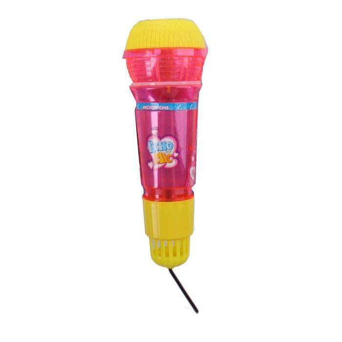 Toi-Toys Microphone Echo avec lumière rose 24 cm - Cdiscount Jeux - Jouets