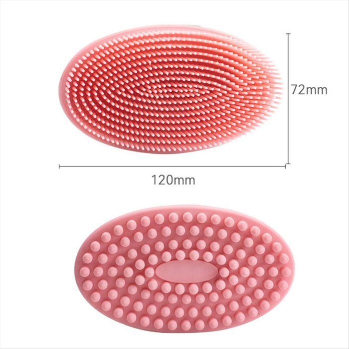 3-Pack Silicone Body Scrubber Exfoliating Body Scrubber Soft Silicone ...
