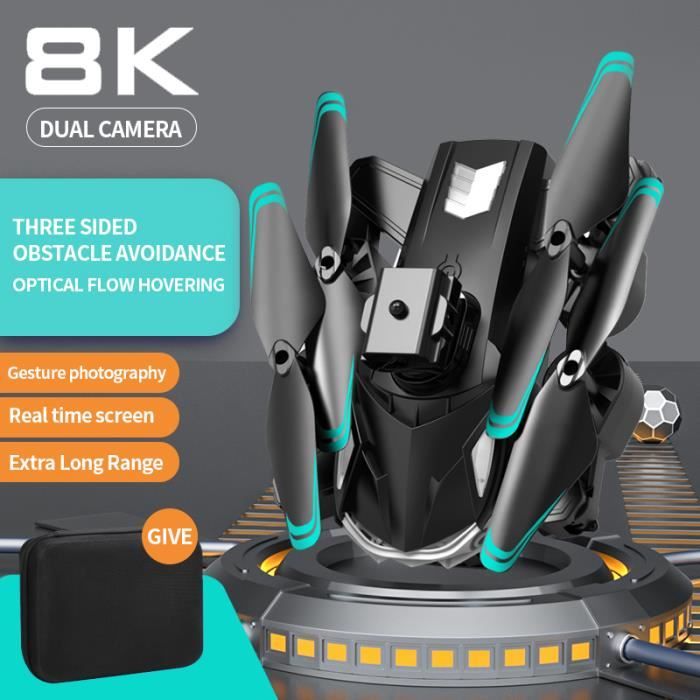 Rouge Double 6K-3B-Drone L 8K GPS avec positionnement à quatre côtés ...