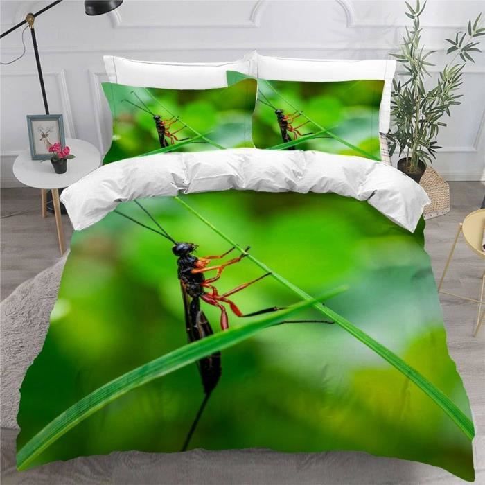 Insecte Animal Parure De Lit 2 Personnes Garcon Fille 3D Motif Douce ...