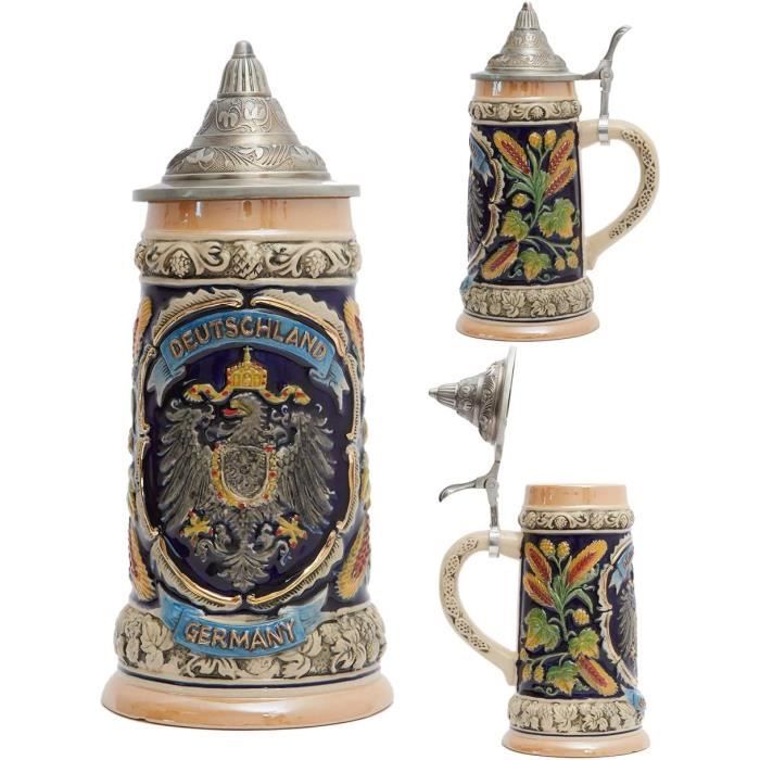 Choppe de Biere Allemande Beer Mug Aigle Chope a Biere 0.6 Liter[675 ...