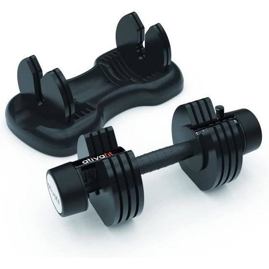 ATIVAFIT Haltère Réglable pour Salle de Sport ou Maison-Gèrent l ...