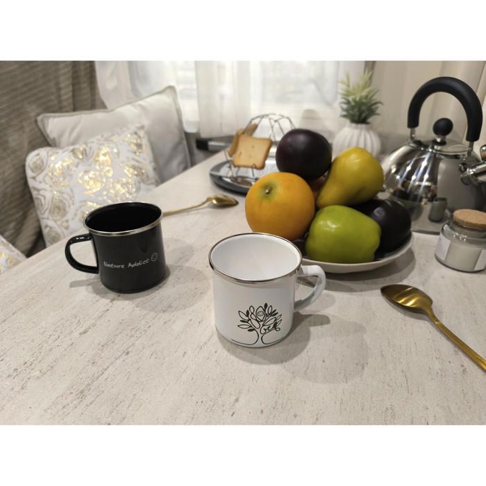 Set de 2 mugs en acier émaillé - Cdiscount Sport