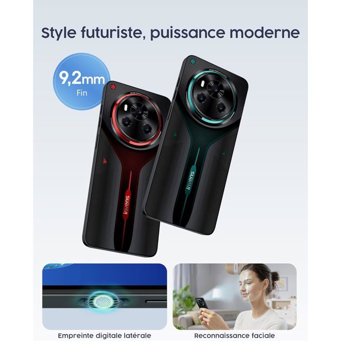 Smartphone invens Ultra 13P Android 15, 6.79" HD+, 64MP, Double SIM ...