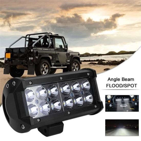 Barres lumineuses LED BARRES DE TOIT Voiture LED Light - 2X36W ...