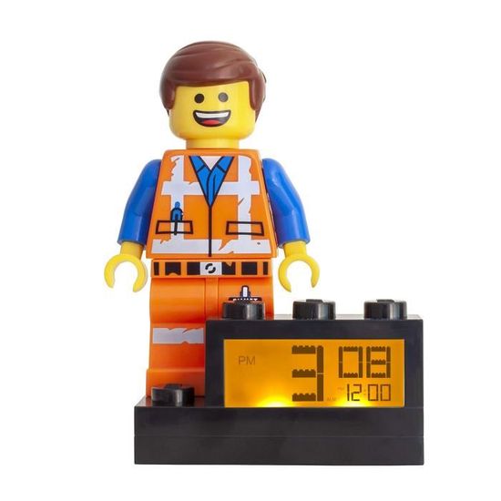 Réveil brique Emmet rétroéclairé The LEGO Movie - 14 cm - Cdiscount ...