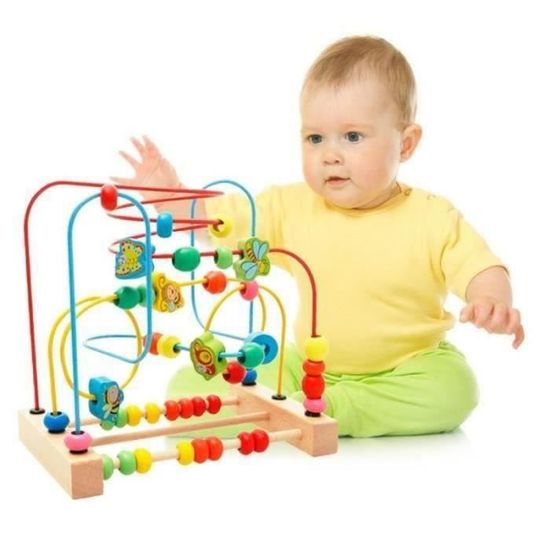 YP35285-Boulier Labyrinthe Circuit de Motricité Bebe Boulier ...