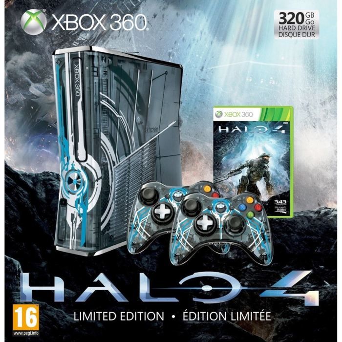 CONSOLE XBOX 360 320 Go EDITION LIMITEE HALO 4 - Cdiscount Jeux vidéo