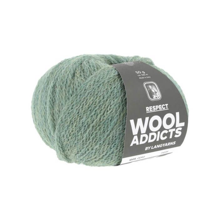 Pelote de Laine et Alpaga RESPECT - Wool Addicts(...) - 0092 Vert ...