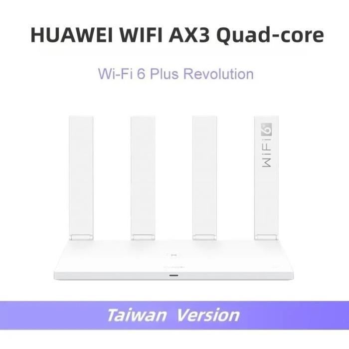 Version WS7200 TW - HUAWEI-Routeur WiFi AX3 Façade Core, Répéteur sans ...