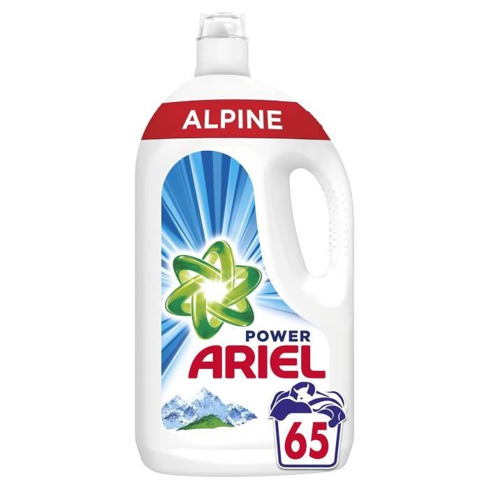 ARIEL - Alpine - Lessive liquide - 65 lavages - Cdiscount Electroménager