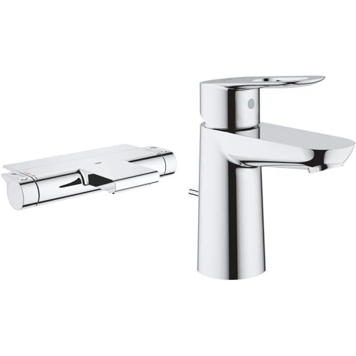 Mitigeur Thermostatique Bain-Douche Grohtherm 2000 - GROHE - 34464001 ...