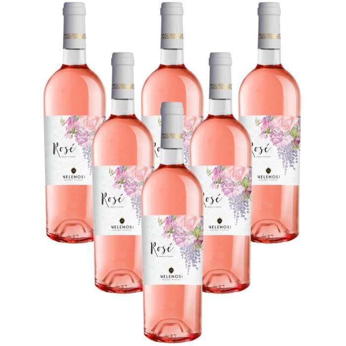 Rosè Velenosi Vin de rose italien 6 bouteilles 75 cl. - La cave Cdiscount