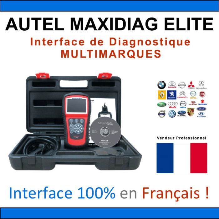 AUTEL MAXIDIAG ELITE 802 Valise Diagnostique MULTIMARQUES PRO AUTOCOM ...