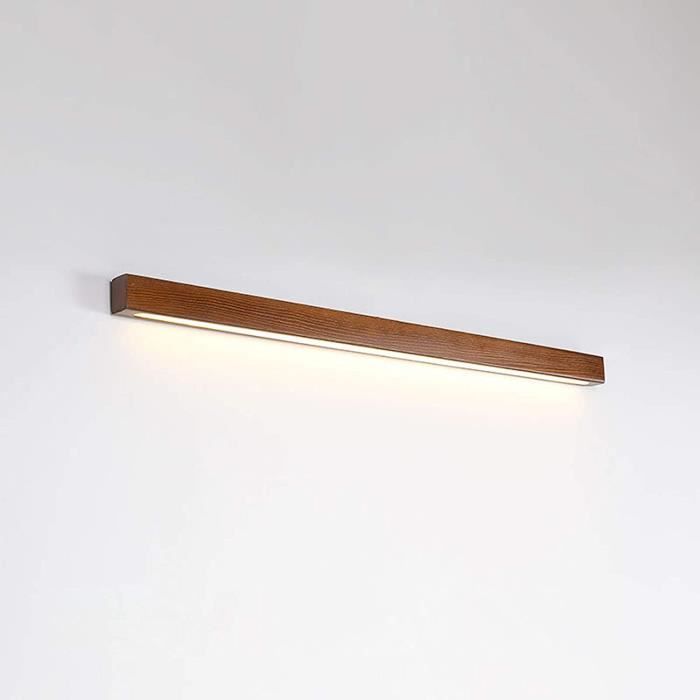 Lampes Murale Moderne LED,Applique en Bois Ligne Intérieur Lumière ...