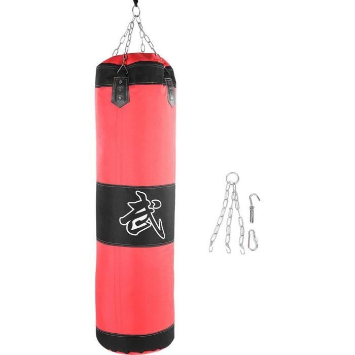 Sac de Frappe, entraînement Vide Crochet de Boxe Coup de Pied Sac de ...
