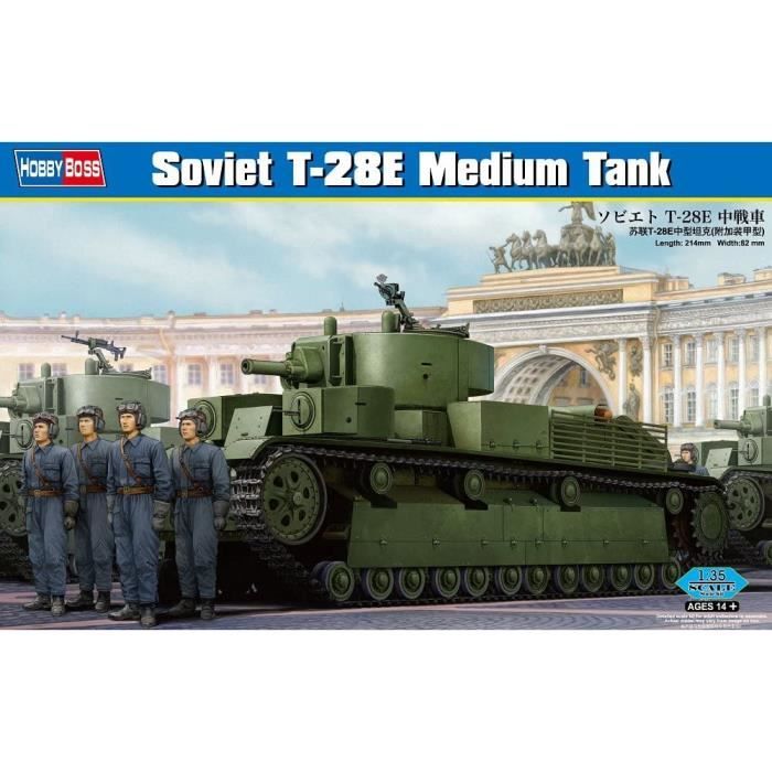 Kit de modélisme de vaisseaux spatiaux Hobbyboss 1:35 - Sovoet T-28E ...