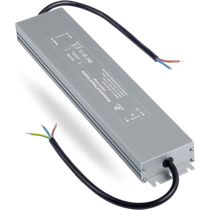 Transformateur 24V Led 200W Driver, Alimentation 8,3A Étanche Ip67, Transfo 220V-230V Ac À Dc ...