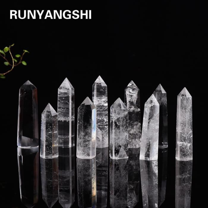 Pierre précieuse - Cristal - Quartz clair - 4-8 cm - Traitement des ...