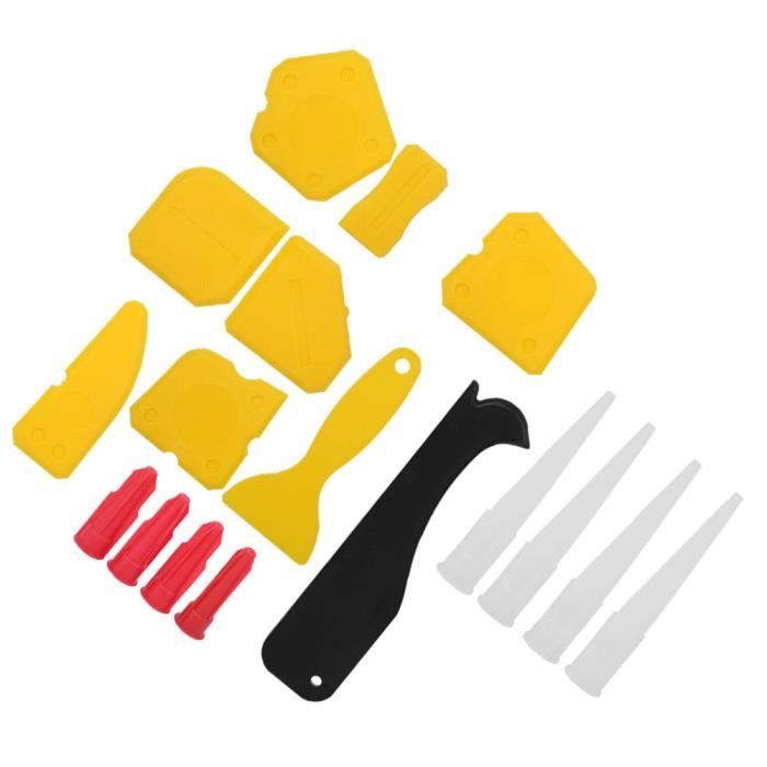 Fydun Dissolvant de mastic silicone 17Pcs/Set Épandeur de Mastic en ...