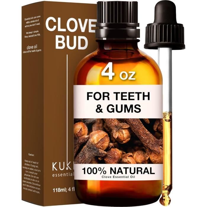 Kukka Clove Oil For Oral Care - Huile Essentielle Clou De Girofle ...