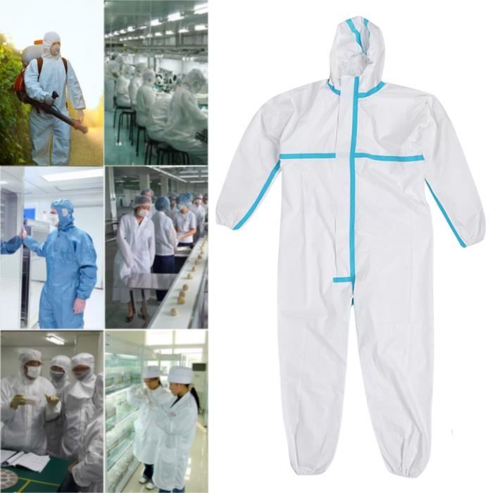 Combinaison de protection Combinaison extérieure à capuchon Vêtements ...