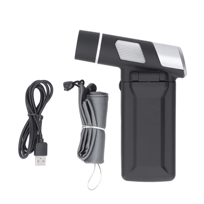 Microscope numérique portable EJ.LIFE - écran LCD 4 pouces - 8 lumières ...