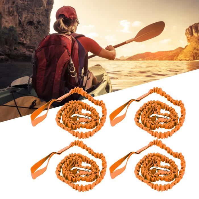 ESTINK Longe de tige de kayak 4PCS Kayak Rod Longe Élastique Anti Perdu ...